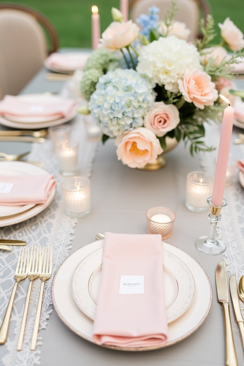 15 Blush Pink Table Setting Ideas - Homey Styles