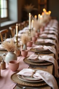 15 Blush Pink Table Setting Ideas - Homey Styles