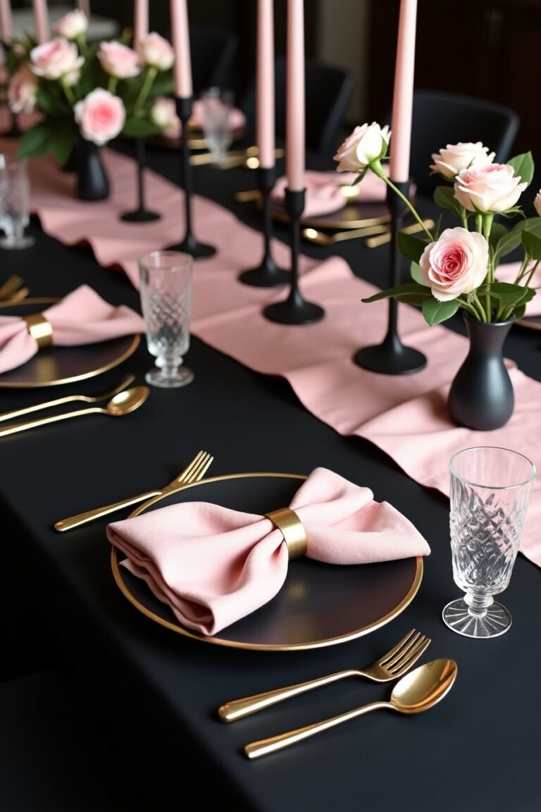 15 Blush Pink Table Setting Ideas - Homey Styles