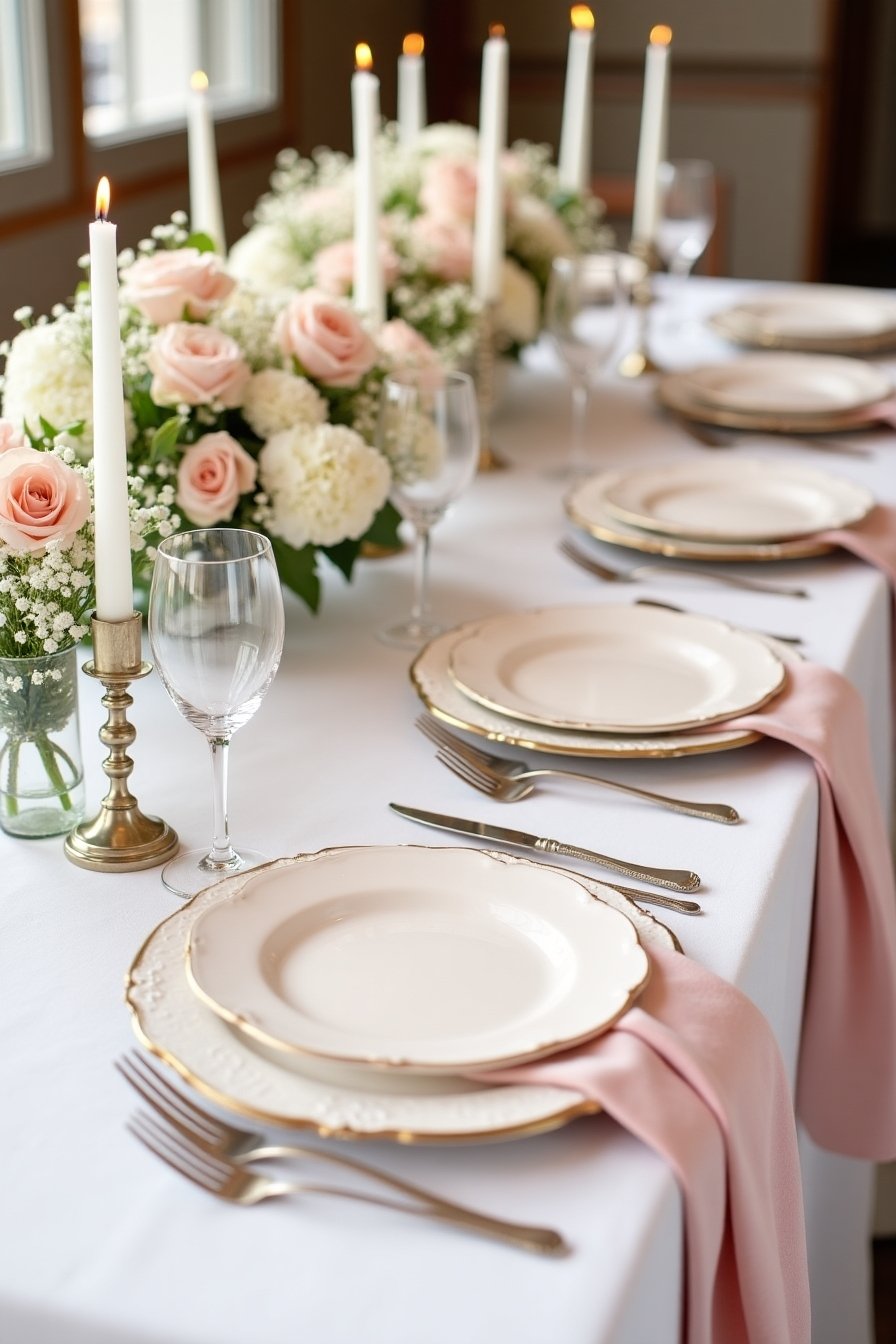 15 Blush Pink Table Setting Ideas - Homey Styles