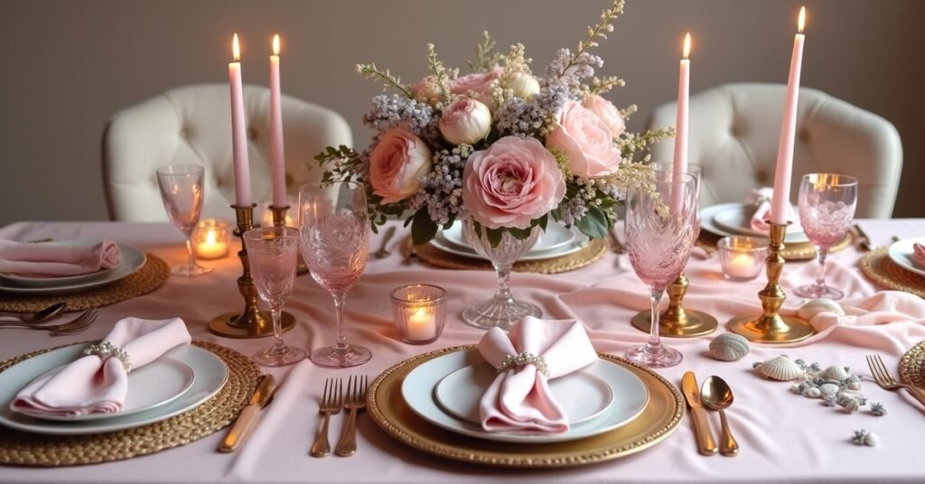 15 Blush Pink Table Setting Ideas - Homey Styles